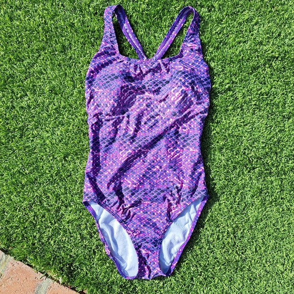 Speedo | Swim | Nwot Speedo Purple Pattern Lightly Padded One Piece ...